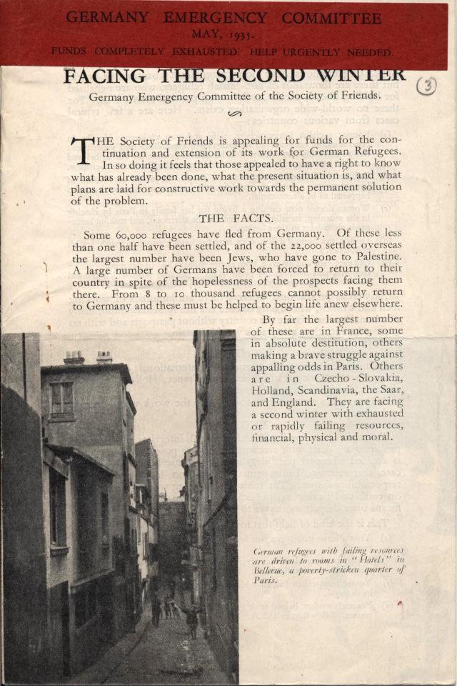 Quakers, relief and rescue in 1930s and 1940s Europe: a collaborative ...