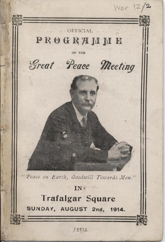 Library resources for researching World War I: peace pamphlets | Quaker ...