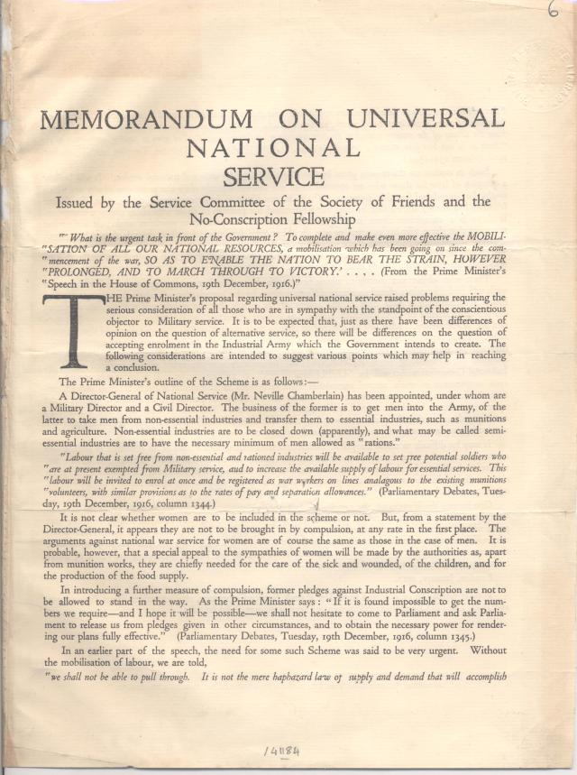 Library resources for researching World War I: peace pamphlets | Quaker ...