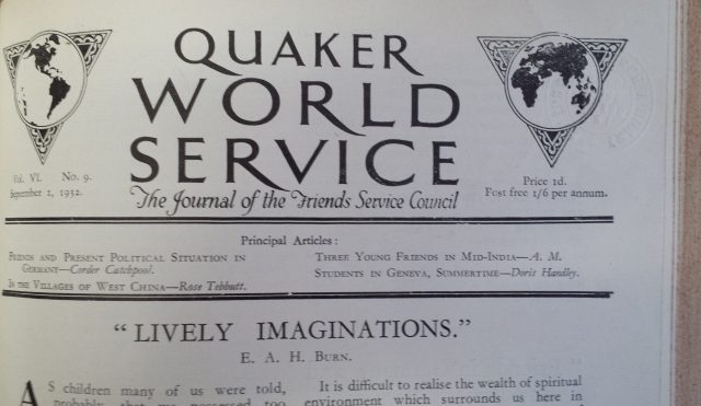 Friends as missionaries: contemporary reports, newsletters and ...