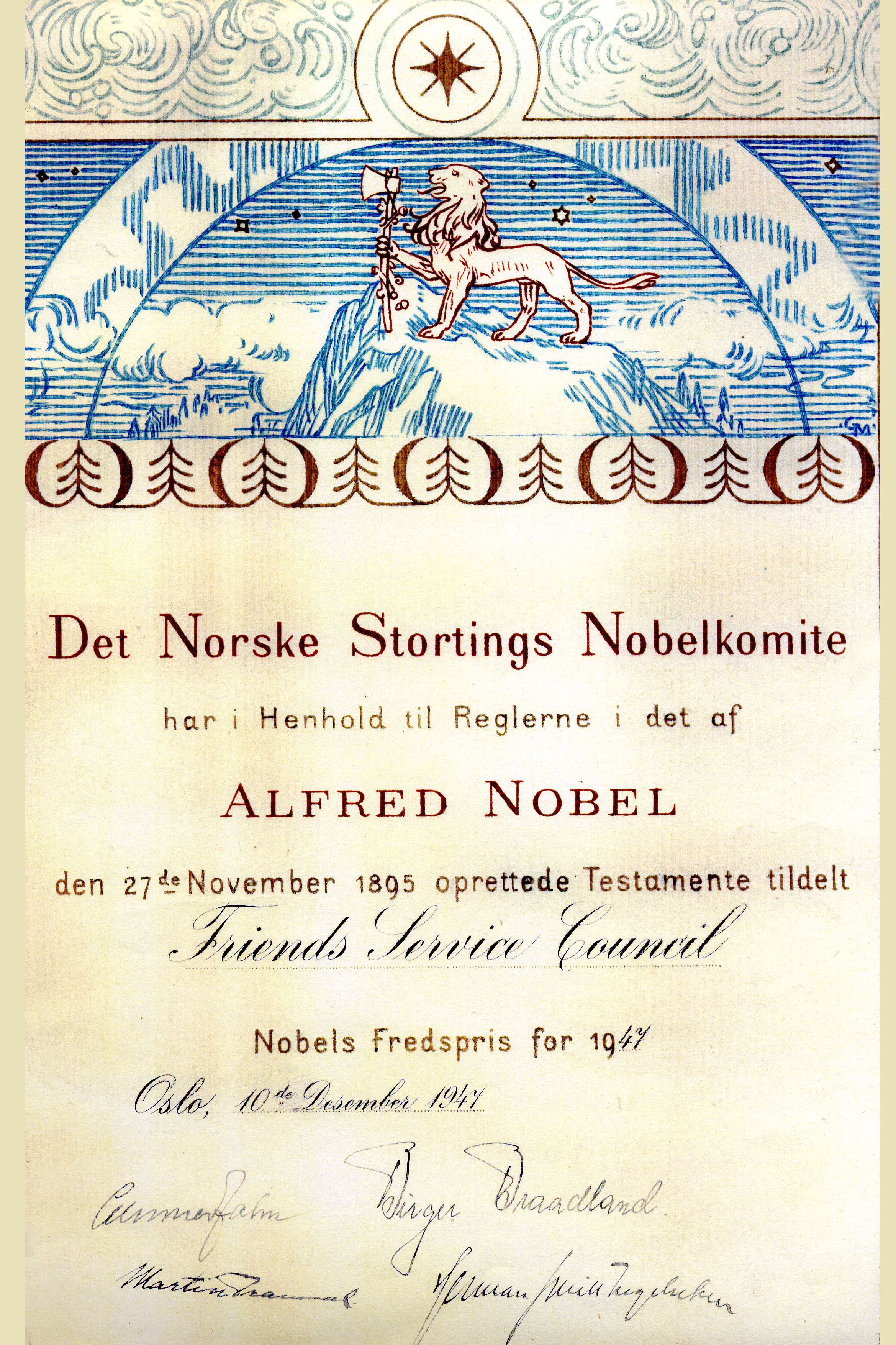 Quakers and the Nobel Peace Prize – 70 year anniversary | Quaker ...